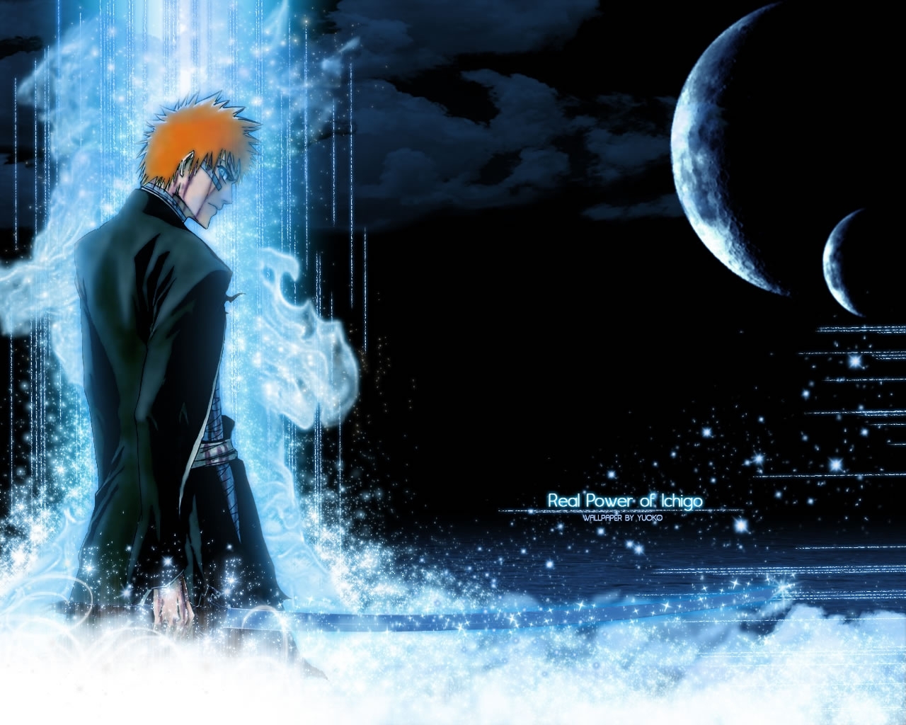 Light Bleach Moon Kurosaki Ichigo Bankai Wallpaper - Bleach Bankai Hd ...