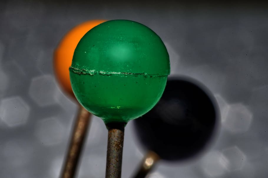 Pin, Pinhead, Macro, Needle, Sphere, Close-up, Green - Spendlikova ...