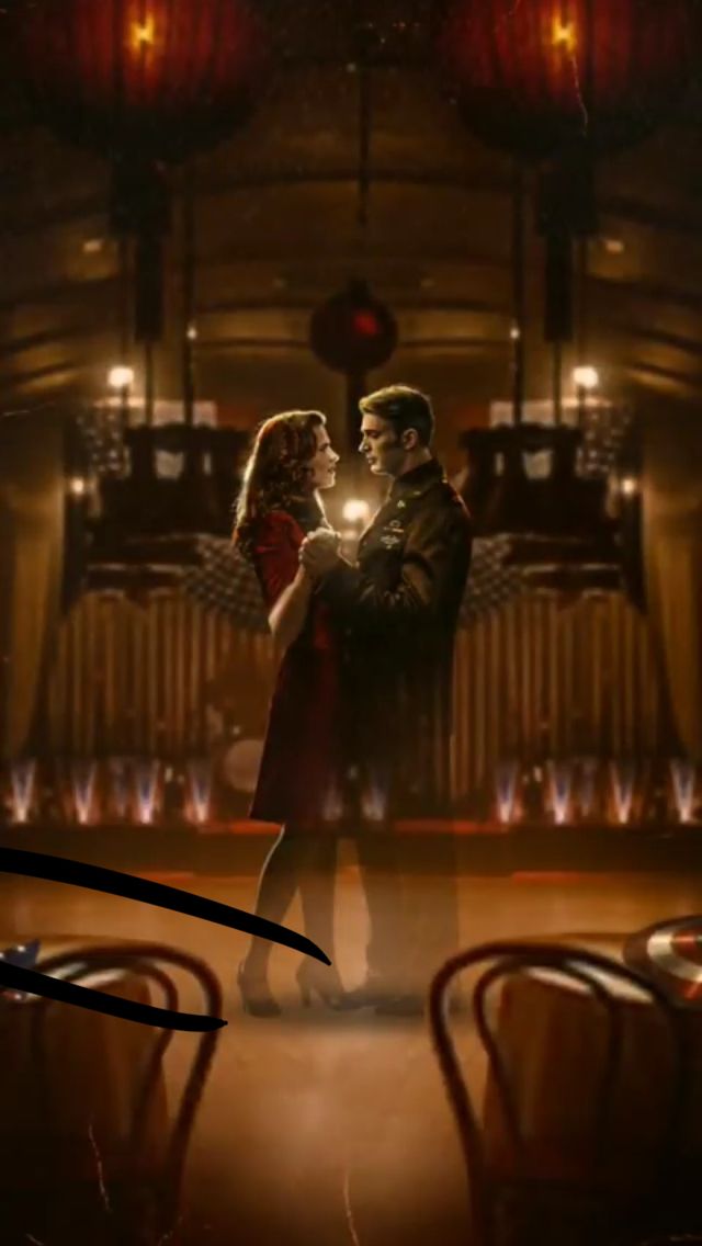 Captain America And Peggy Dance - 640x1136 Wallpaper - teahub.io