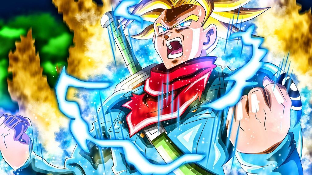 Trunks Super Saiyan Rage - 1024x576 Wallpaper - teahub.io
