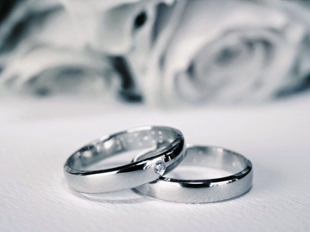 Silver Wedding Rings Background - 1032x772 Wallpaper - teahub.io