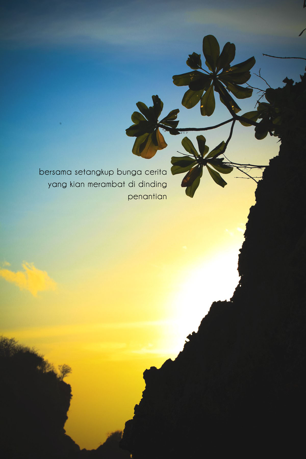 Quotes Bunga Dan Senja - 1200x1800 Wallpaper - teahub.io