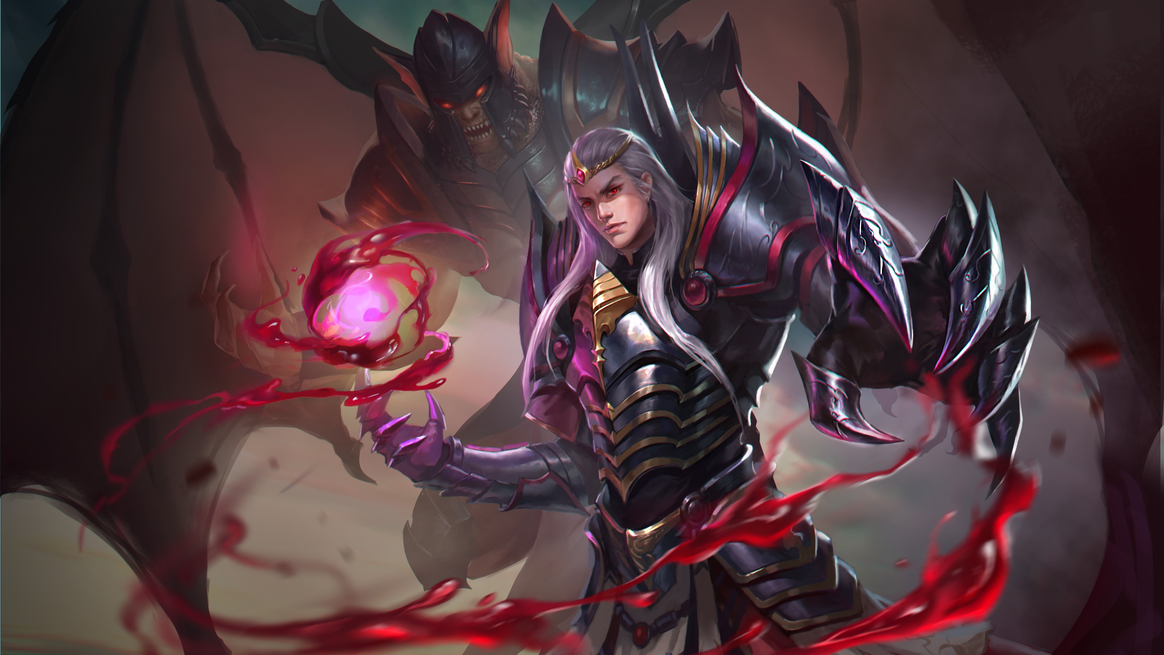 Wallpaper Heroes Of Newerth, Monster, Vampire, Blood - Damper Hon ...