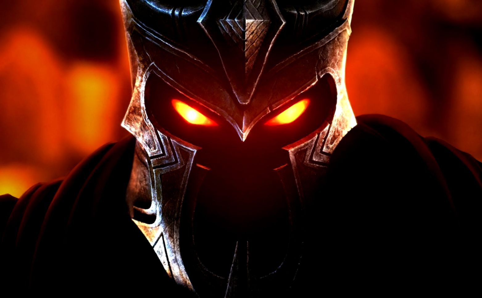 Overlord Wallpaper - Knight Fire Eyes - 1562x966 Wallpaper - teahub.io
