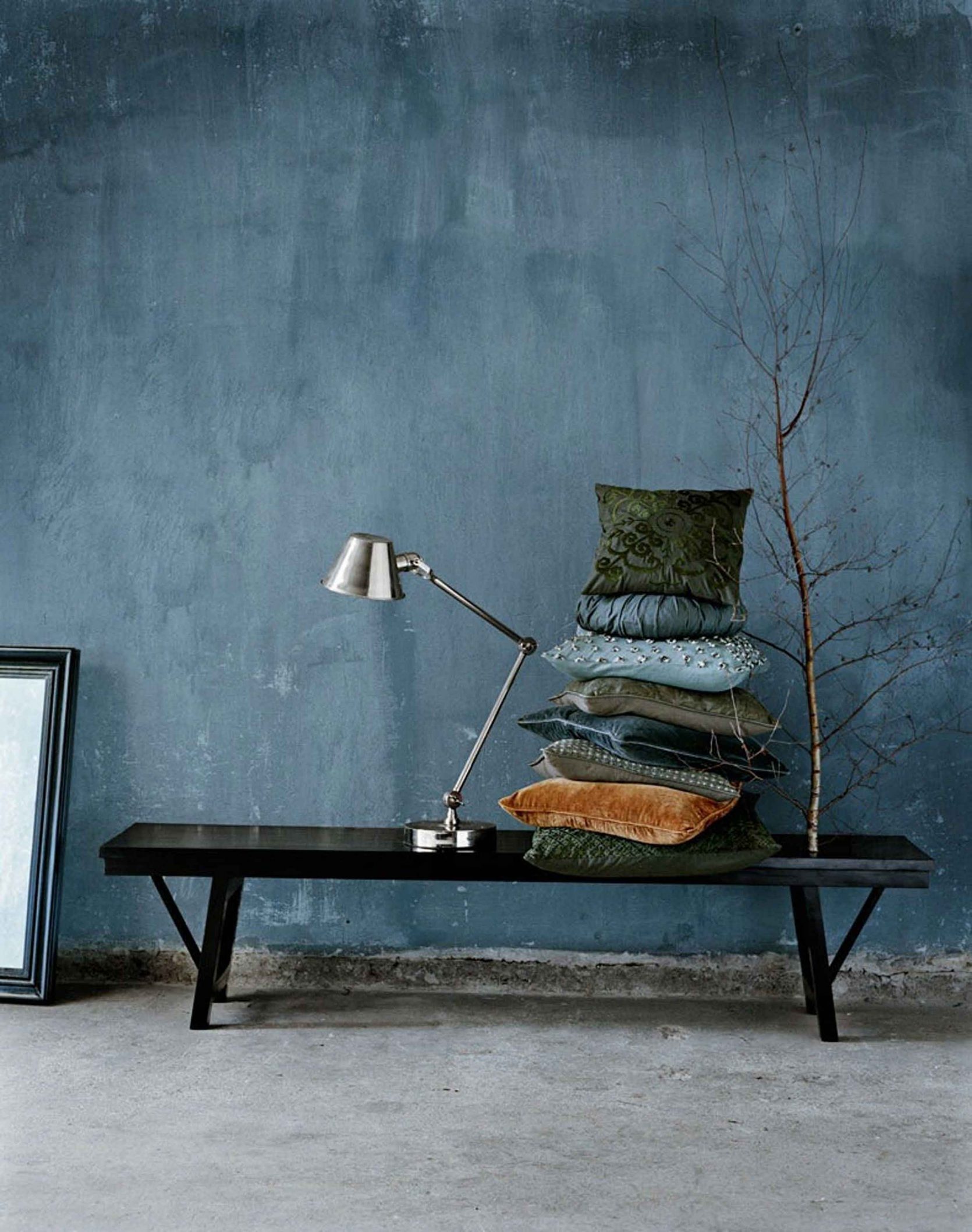 Blue Textured Plaster Walls - Pure & Original Steel Blue - 1670x2116 ...