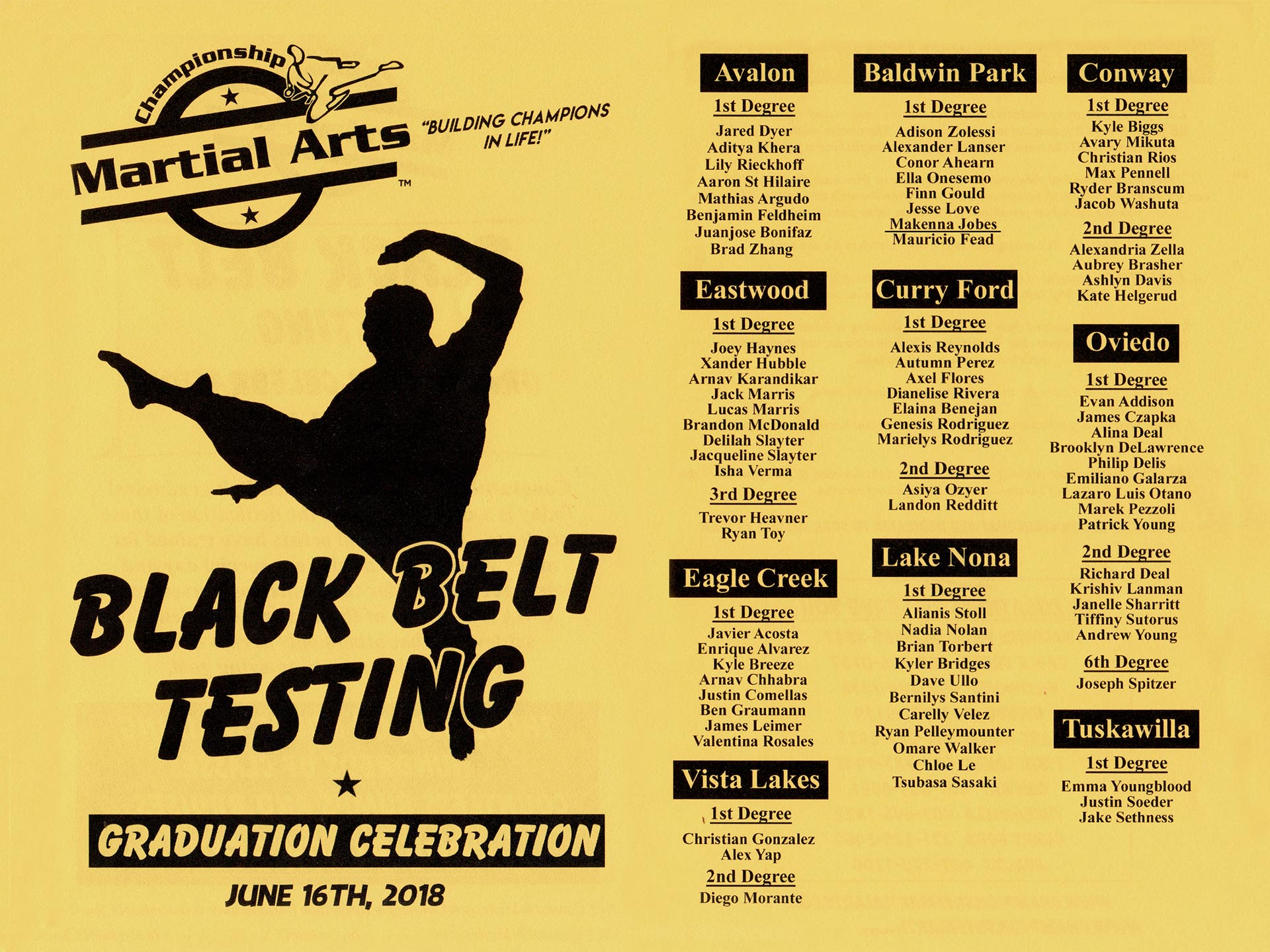 Awards 2018 Graduation Black Belt - Poster - 1920x1440 Wallpaper ...