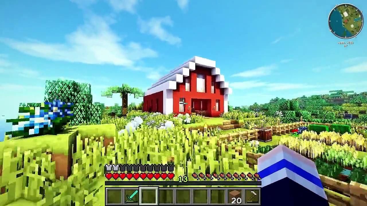 Ldshadowlady Farm In Minecraft - 1280x720 Wallpaper - teahub.io