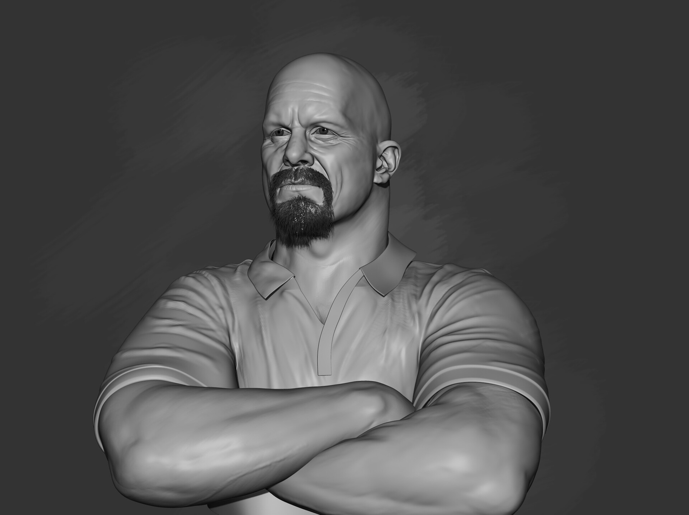 3d Model Stone Cold Steve Austin - 1366x1022 Wallpaper - teahub.io
