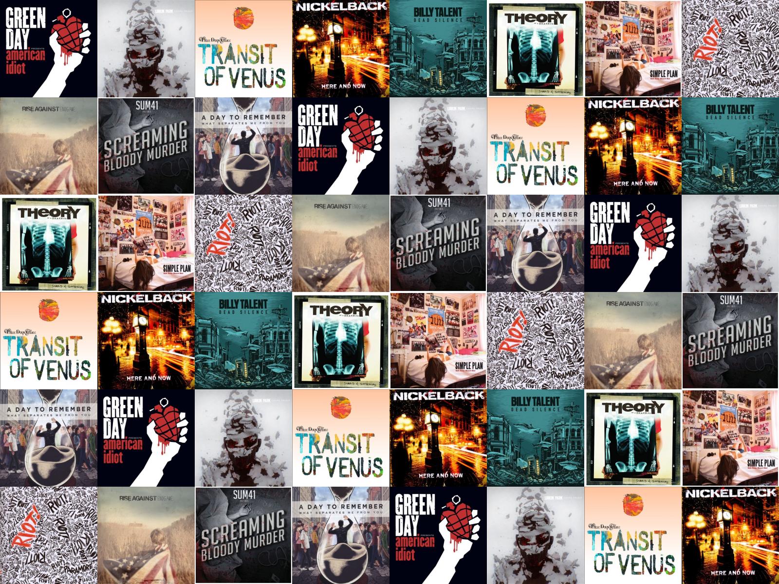 Linkin Park Green Day Collage - 1600x1200 Wallpaper - teahub.io