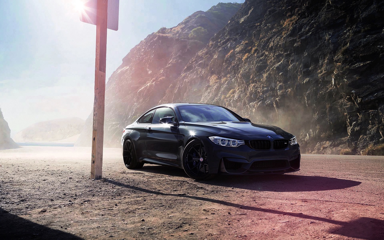 Wallpaper Bmw, M4, F82, Black, Side View - Bmw M4 Wallpaper 4k ...