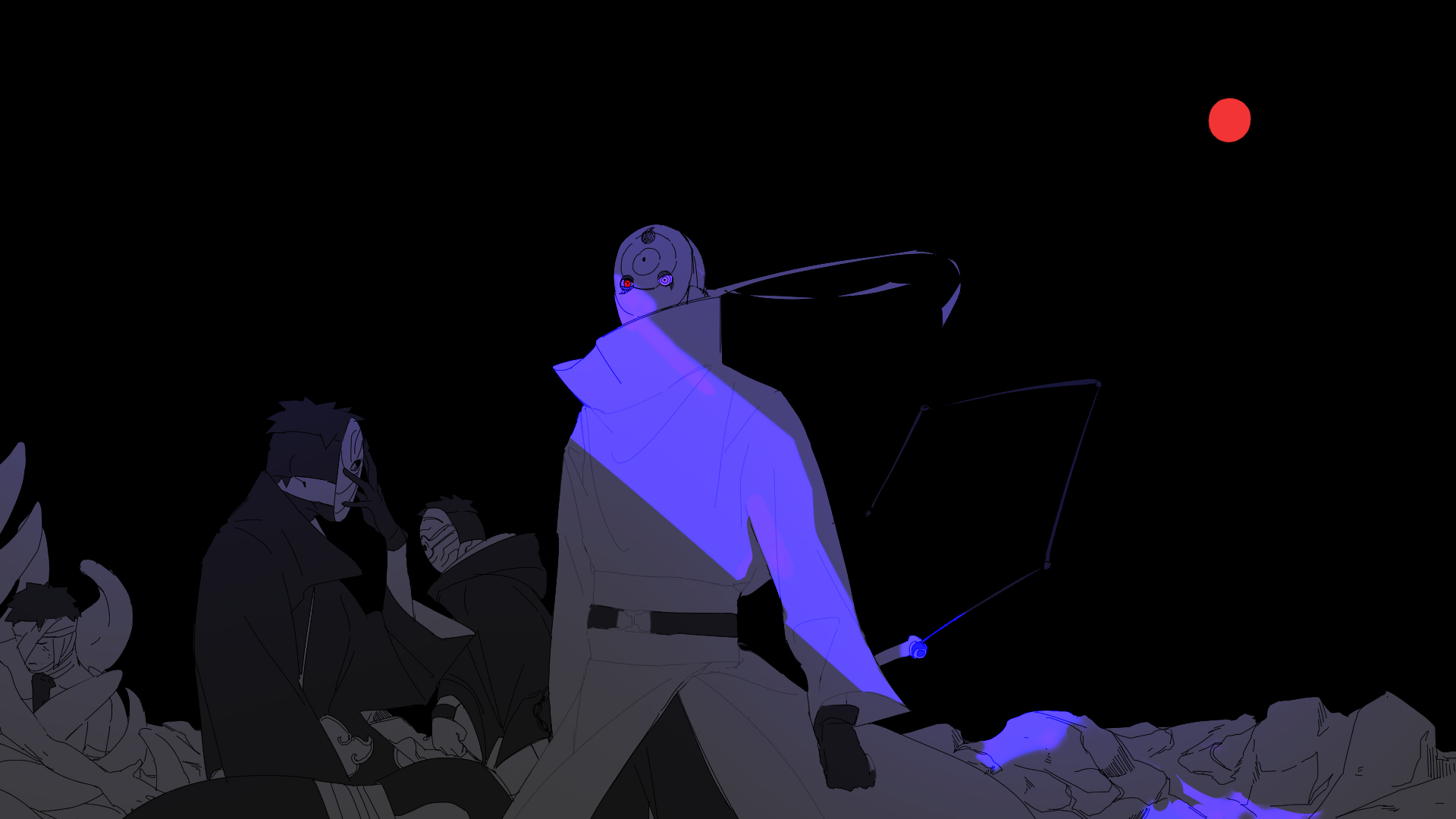 Obito Uchiha Wallpaper Moon - 1920x1080 Wallpaper - teahub.io