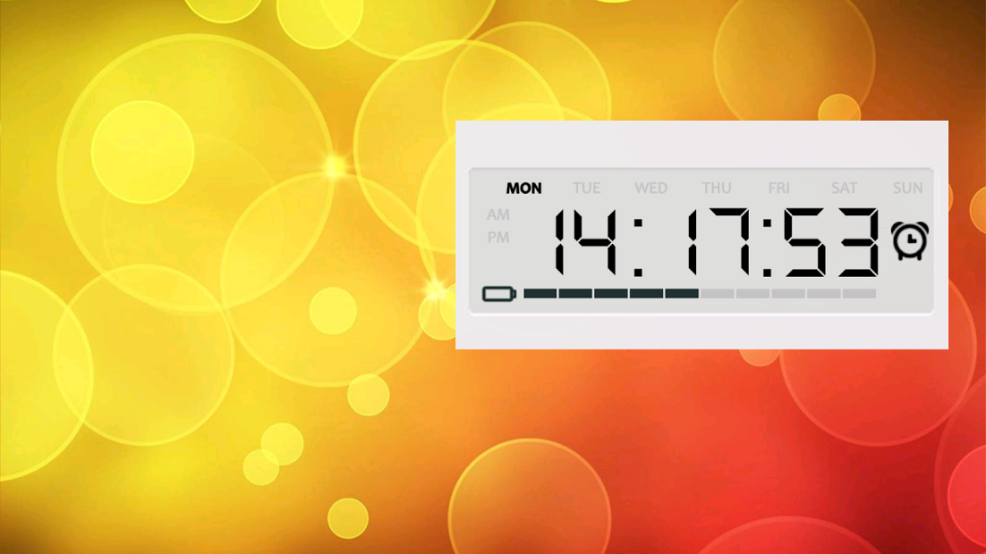 Digital Clock - 1102x620 Wallpaper - teahub.io