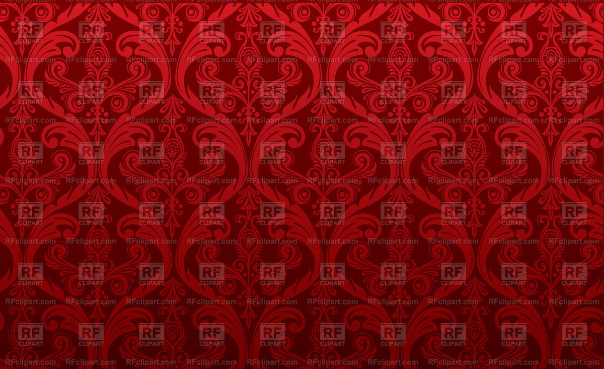 White Red Damask Desktop Wallpapers