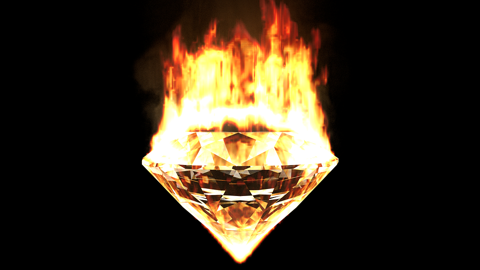 Fire, Diamond, Flame, Wallpaper - Diamante El Mas Duro - 960x540 ...