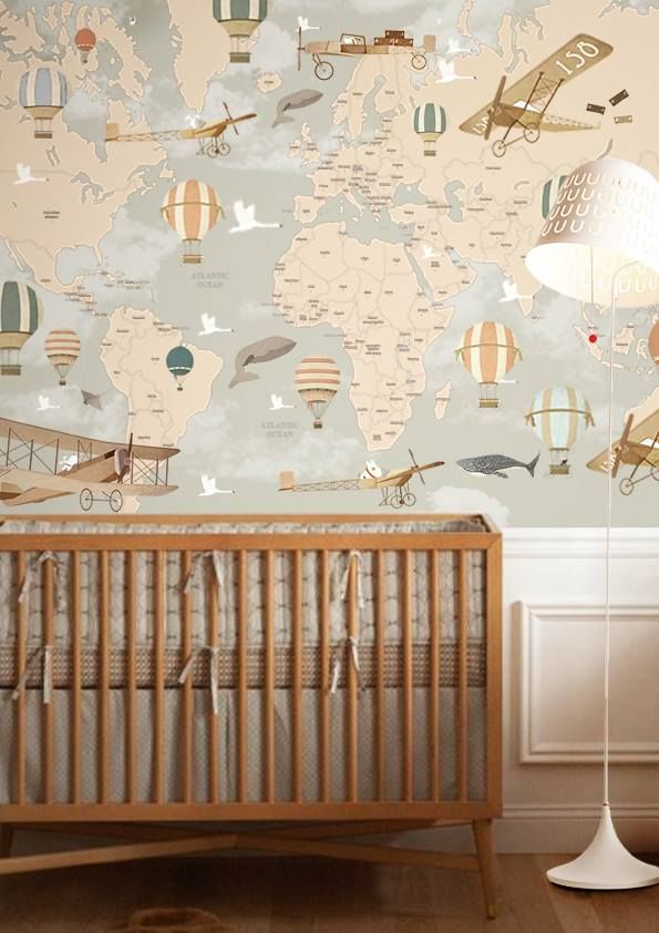 World Map Baby Nursery - 595x842 Wallpaper - teahub.io