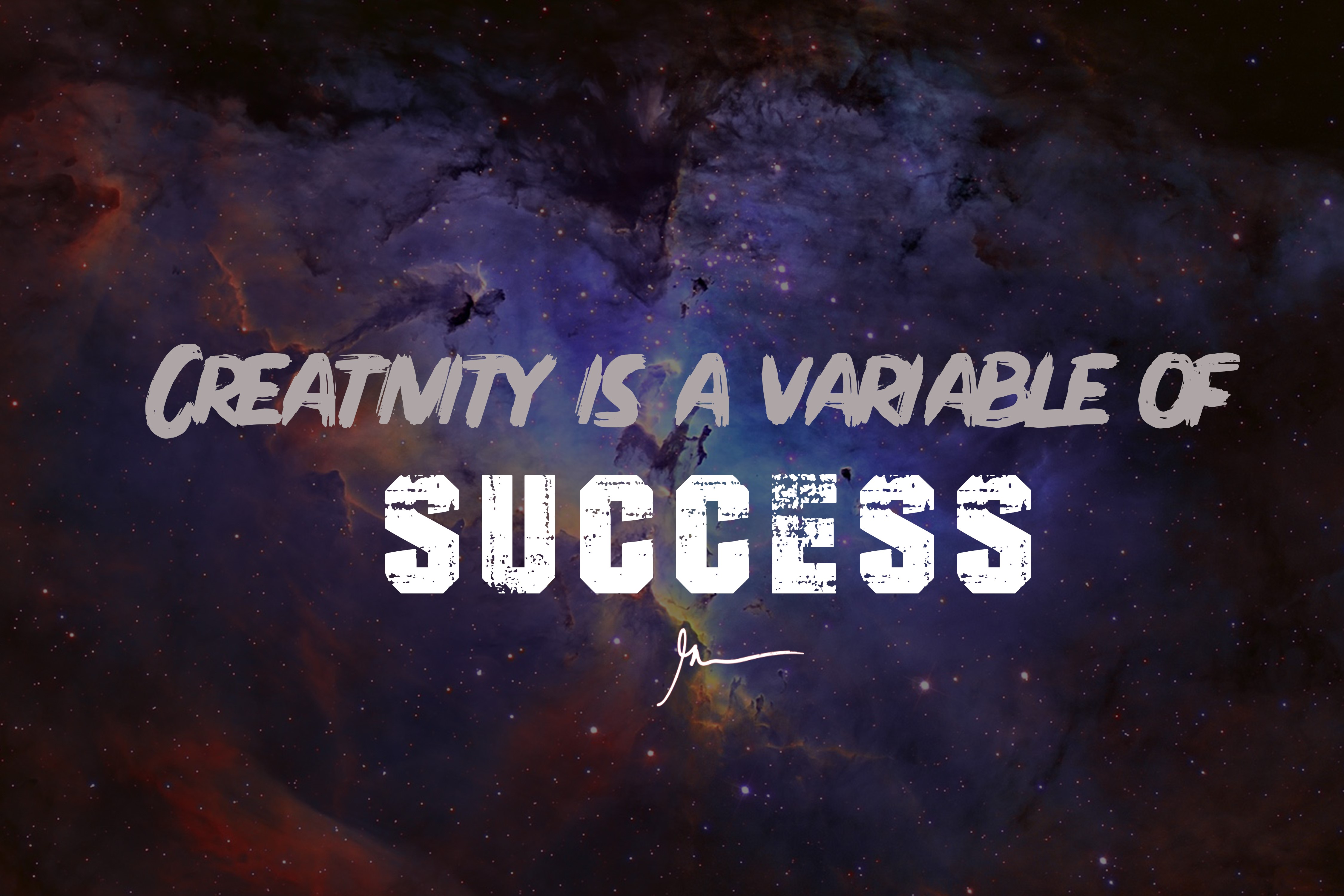 Creativity Is A Variable Of Success Download Desktop - Poster ...