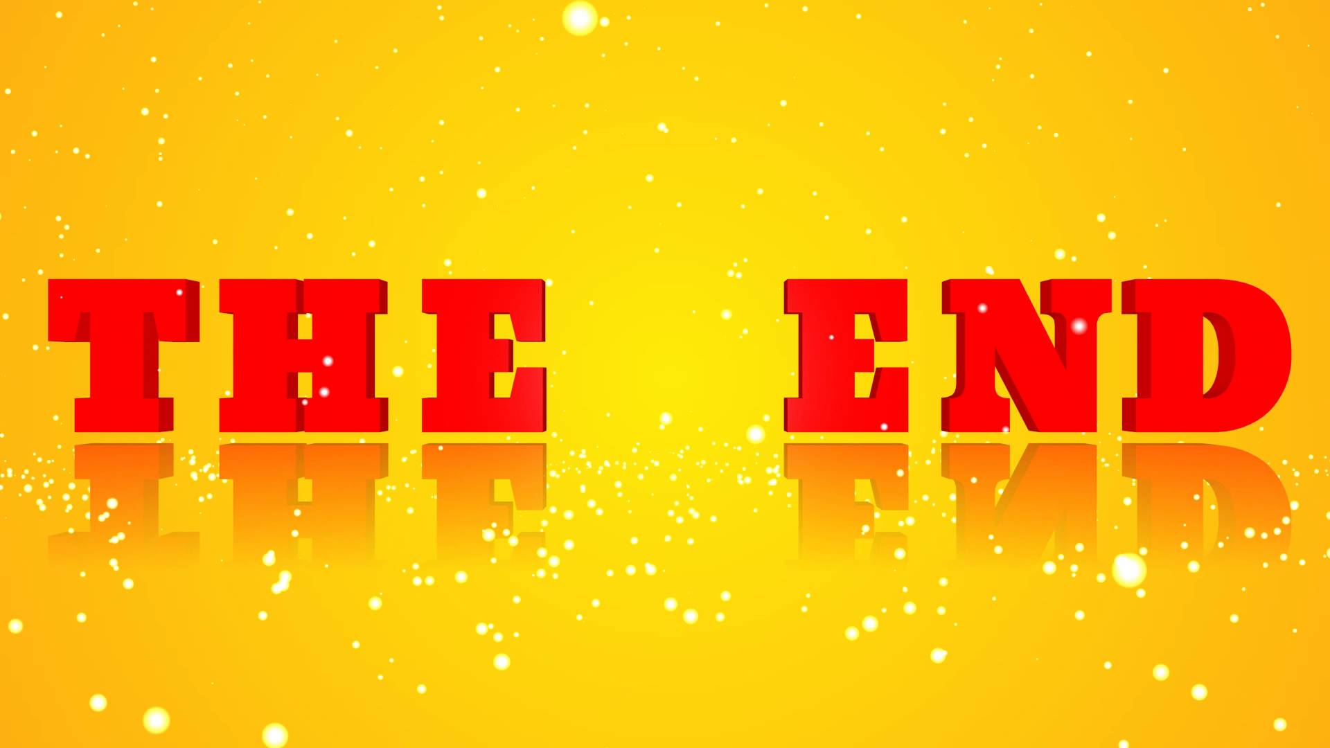 Download 4k Uhd The End Mobiel Particles Style Logo Animation - End ...