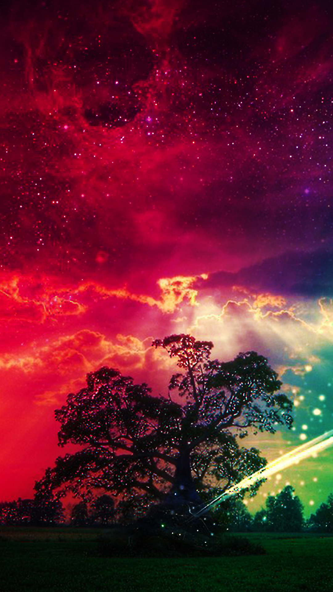 Nicolas Cage Background Rainbow