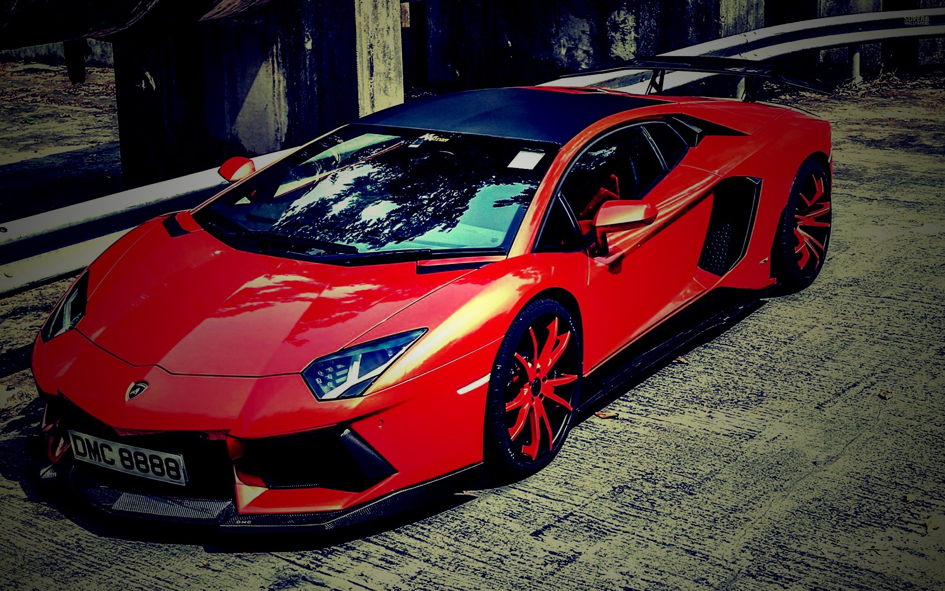 Red Lamborghini Aventador Lomo Hd Wallpaper - Mobile Wallpaper Hd Car ...