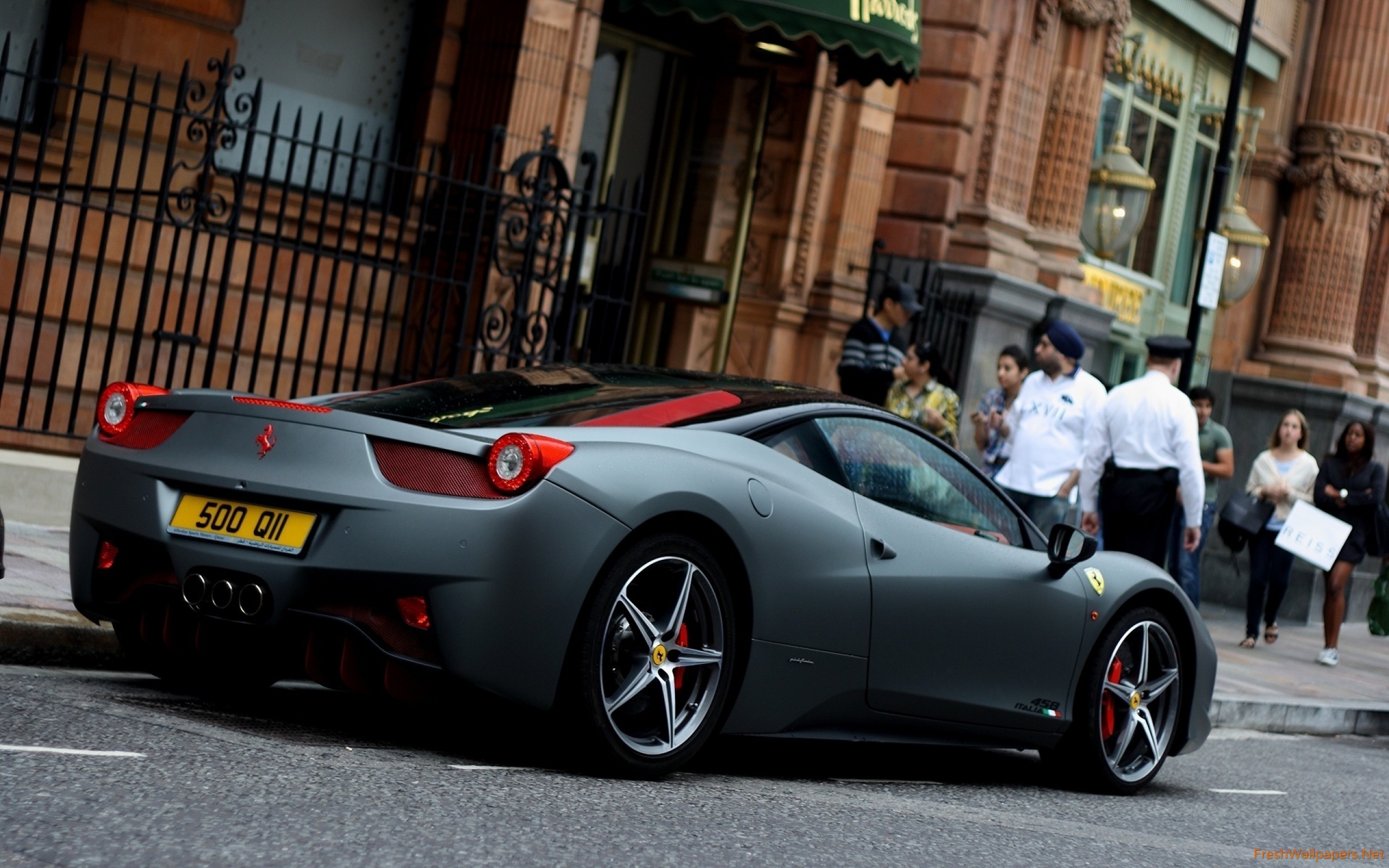 Ferrari 458 Matte Black - 2560x1600 Wallpaper - teahub.io
