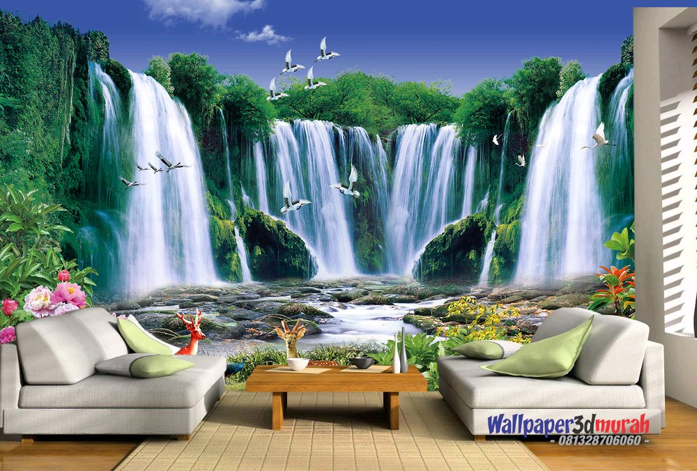 Wallpaper Custom 3d Tema Air Terjun - Nature Wallpaper 3d - 1000x676 ...