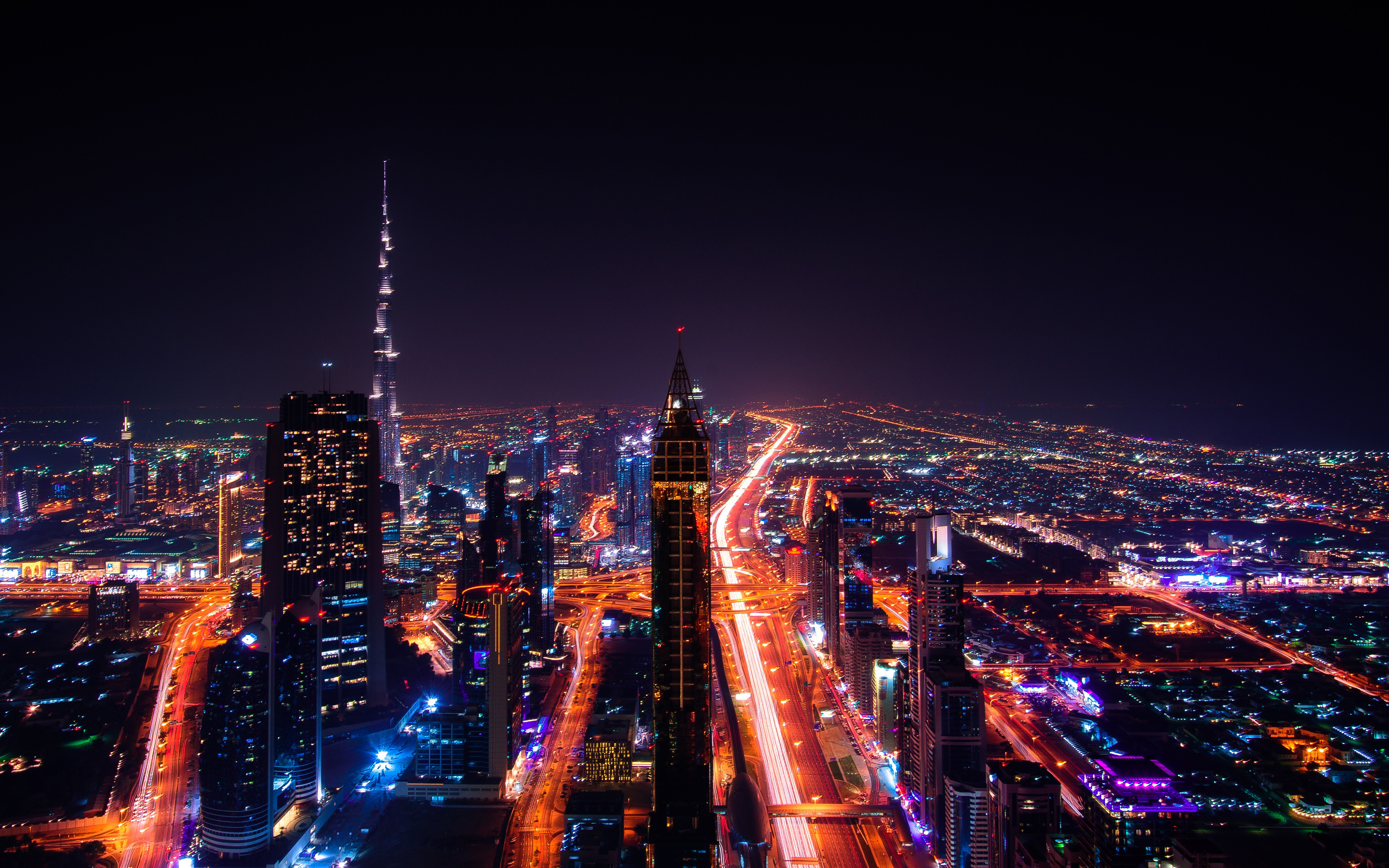 Download 4k Wallpaper City Night - Teahub.io