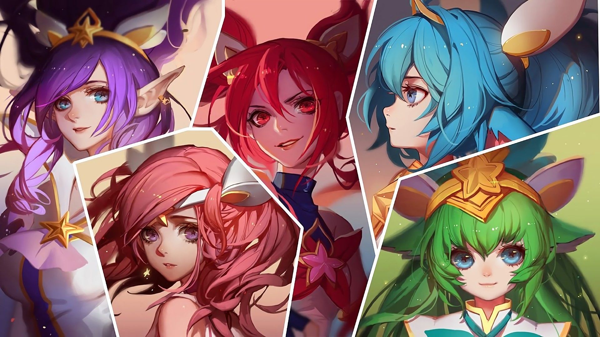 League Of Legends Star Guardian Group - 1920x1080 Wallpaper - teahub.io