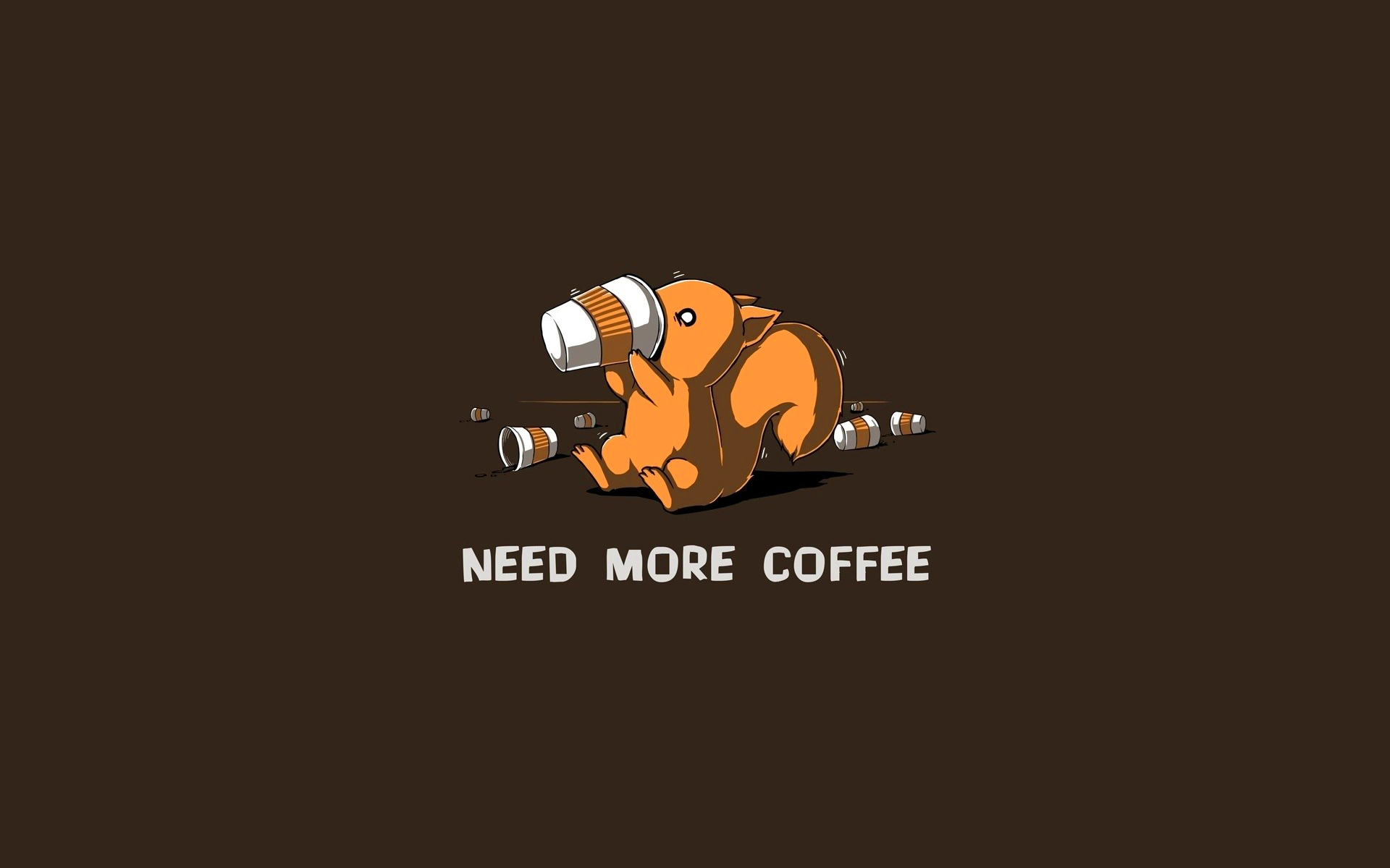 Squirrel Need More Coffee - 1920x1200 Wallpaper - teahub.io