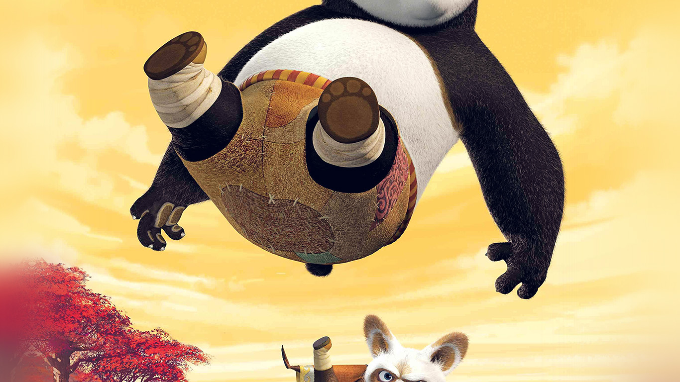 Po Sad Kung Fu Panda - 1366x768 Wallpaper - teahub.io