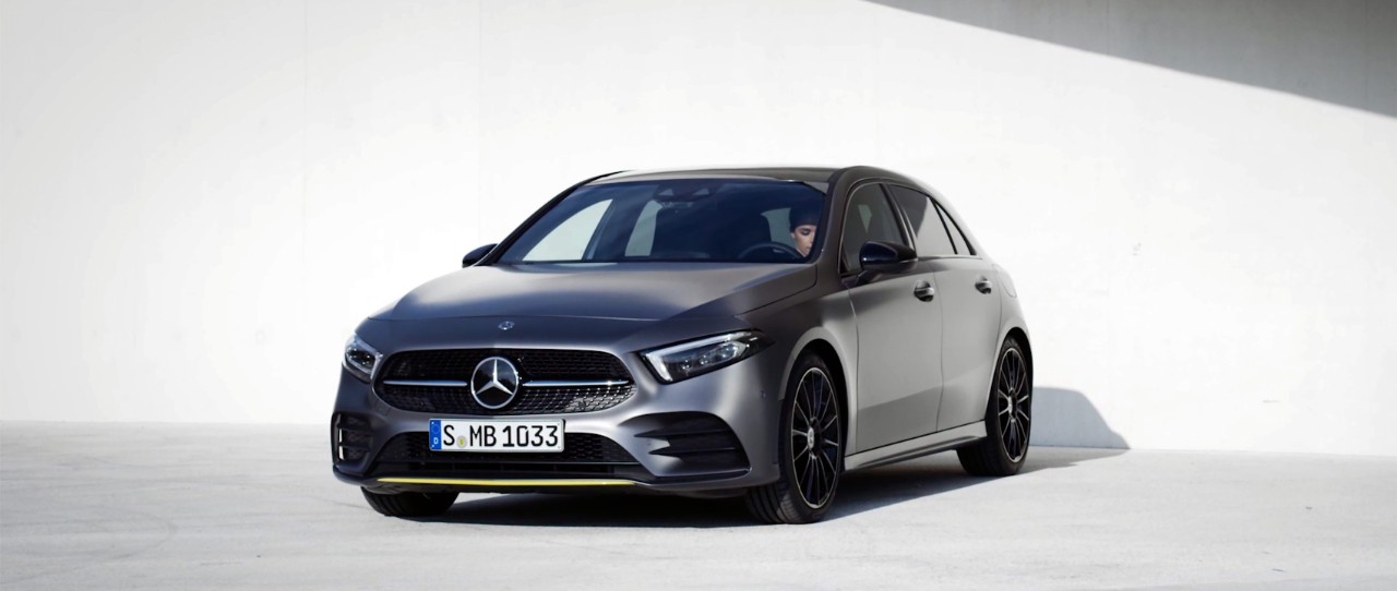 New A Class Amg Line - 1280x542 Wallpaper - teahub.io