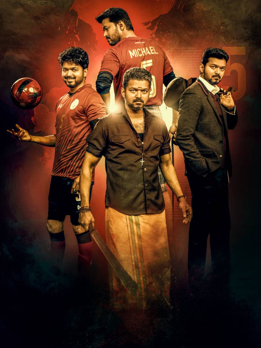 Bigil Hd Poster - 850x1133 Wallpaper - teahub.io