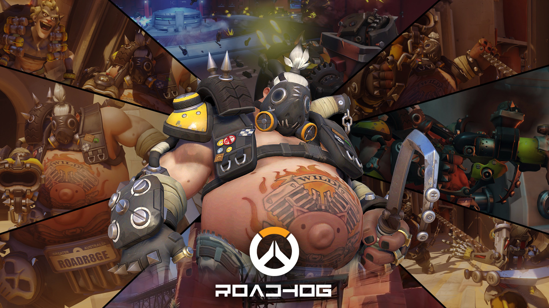 Overwatch Roadhog Wallpaper Data-src /w/full/8/d/1/35187 - Road Hogs Voice Actor - 1920x1080 ...