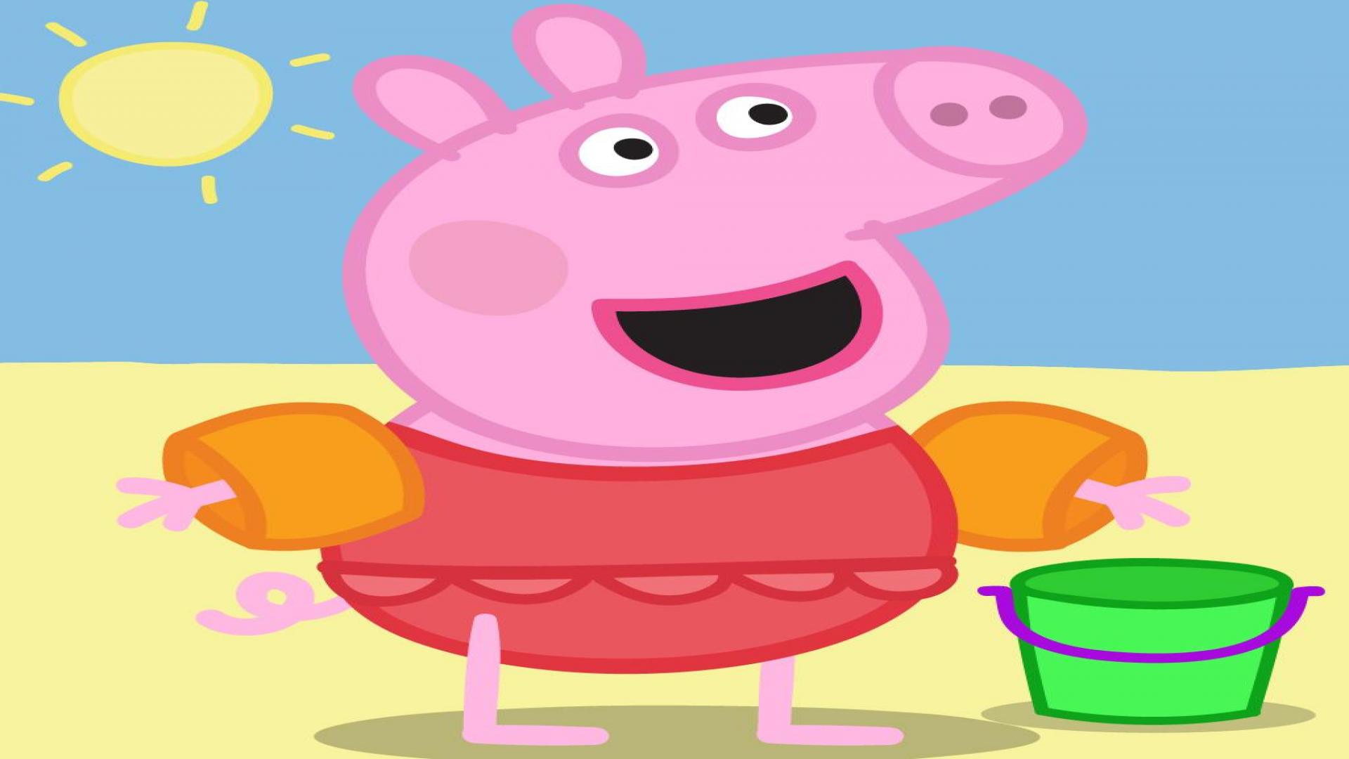 Peppa Pig Beach - 1920x1080 Wallpaper - teahub.io