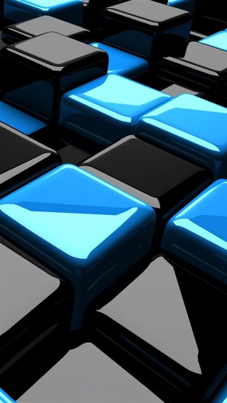 Cube Surface Gloss Plastic Iphone 6 Wallpapers - 3d Hd Digital Art ...