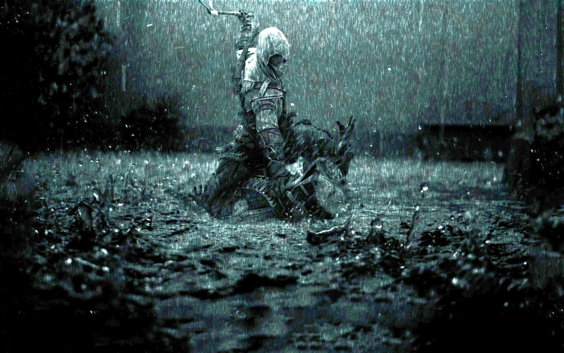 Assassins Creed Rain Art - Assassin's Creed In The Rain - 1920x1200 ...
