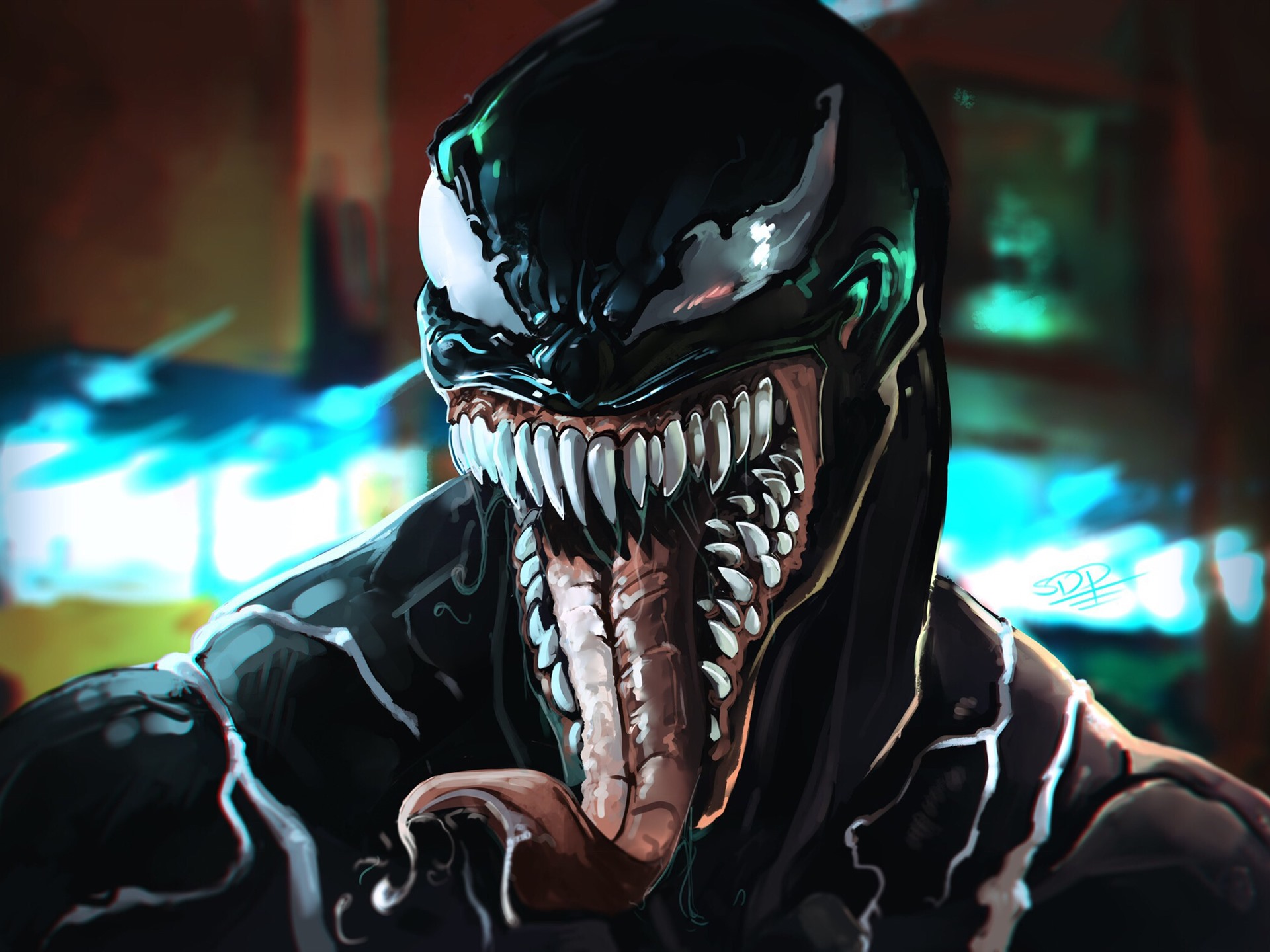 Wallpaper Venom, Dc Comics, Art Picture - New Venom - 1920x1440 ...