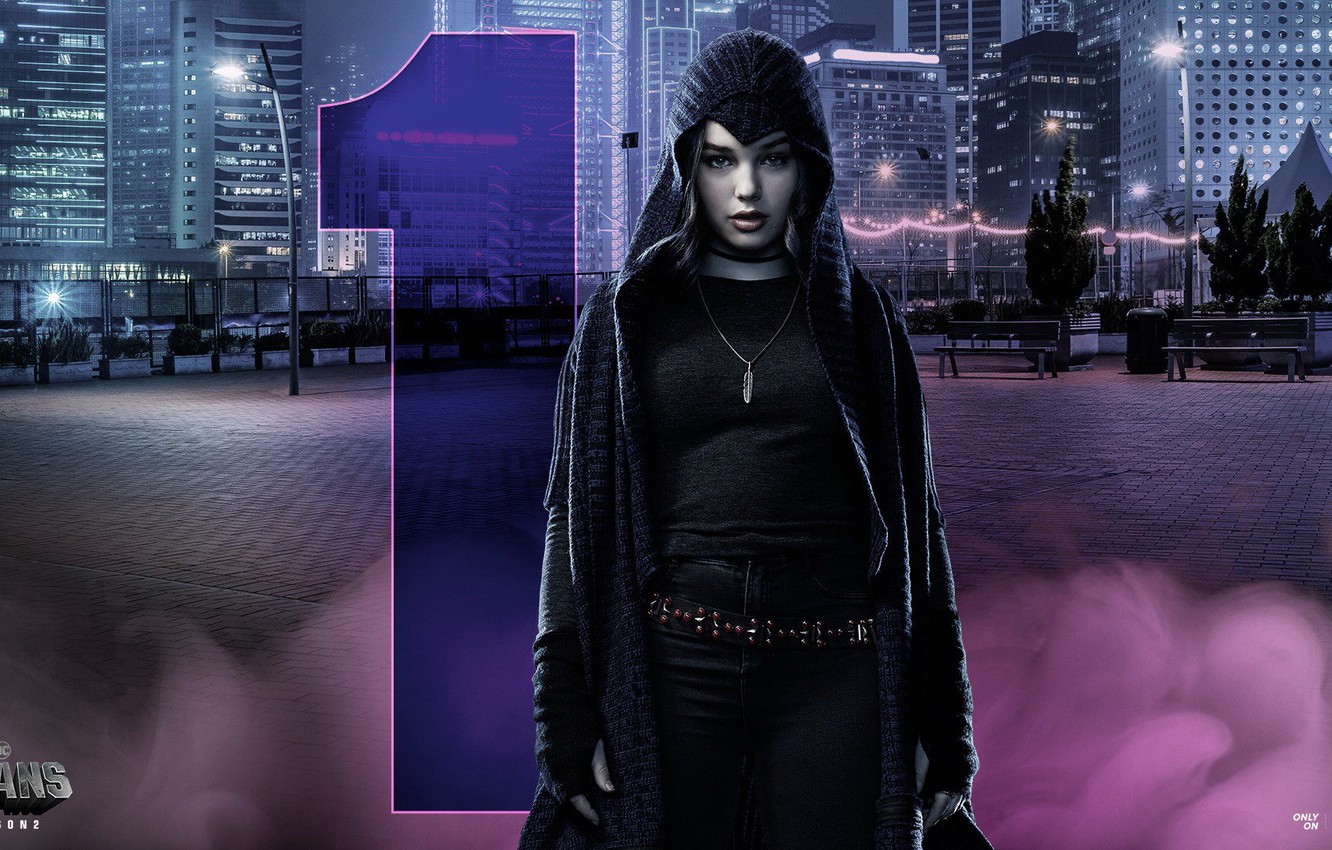 Photo Wallpaper The Series, Serial, Raven, Season 2, - Raven Titans Dc ...
