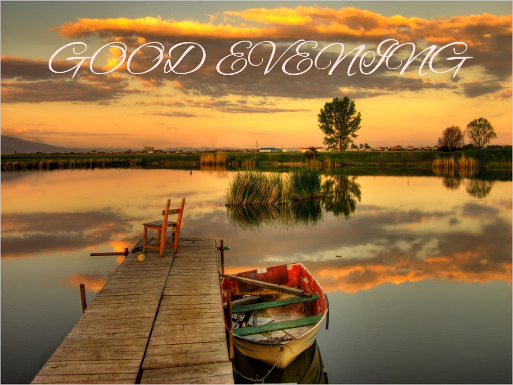 Good Evening Nice View Hd Wallpaper - Sunset - 1024x768 Wallpaper ...