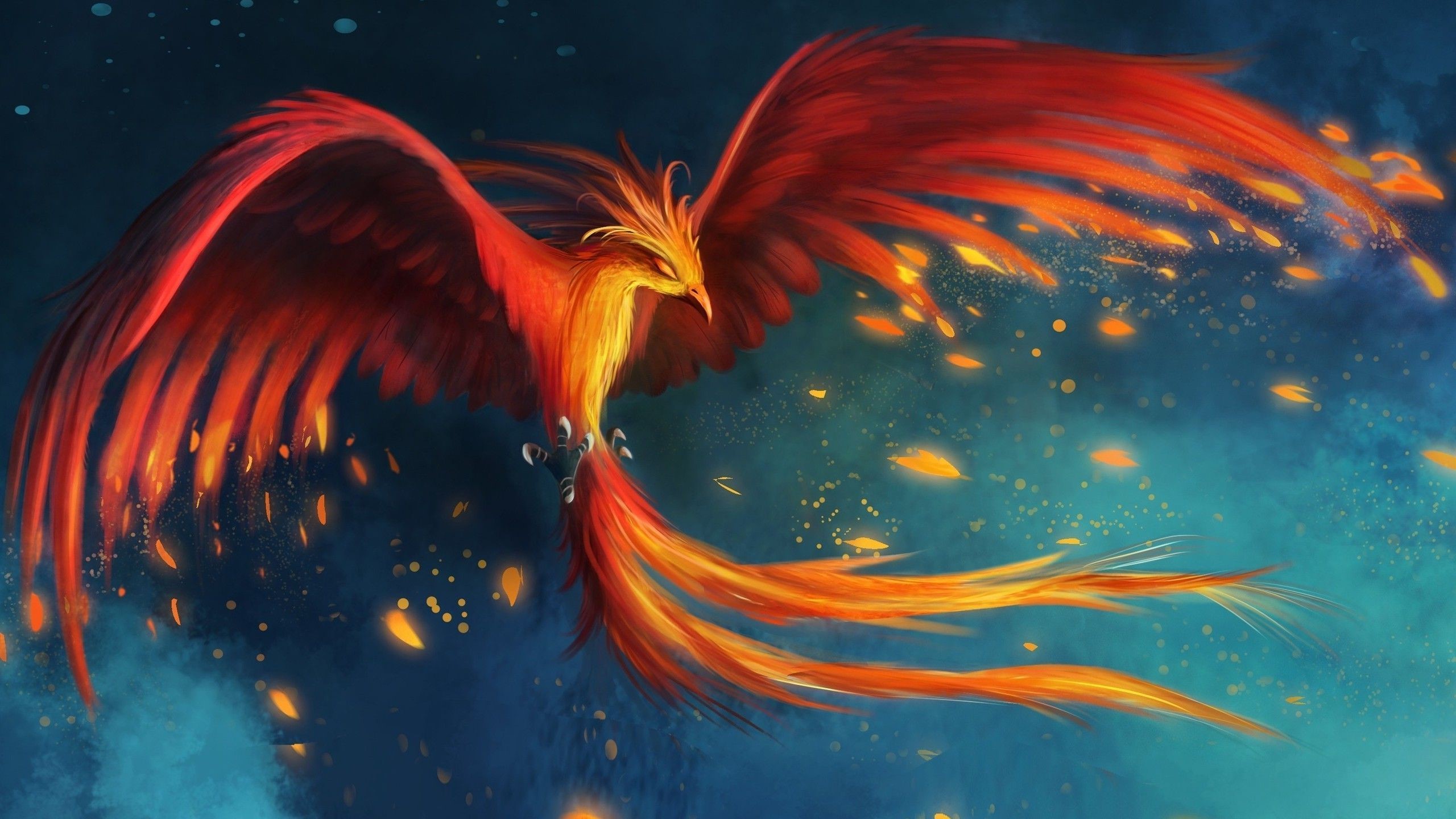 Phoenix Background - 2560x1440 Wallpaper - teahub.io