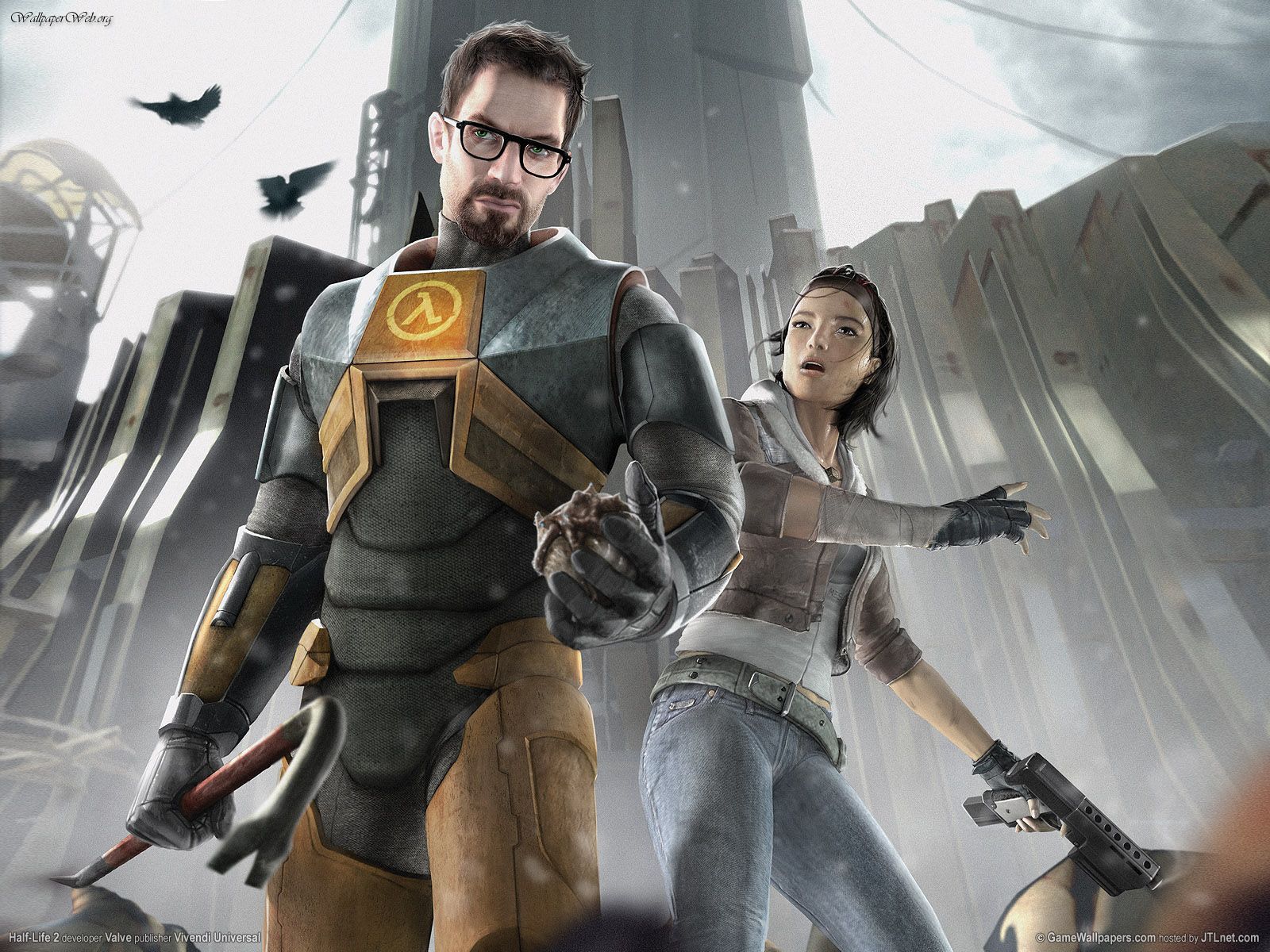 Half Life 2 Gordon And Alyx - 1600x1200 Wallpaper - teahub.io