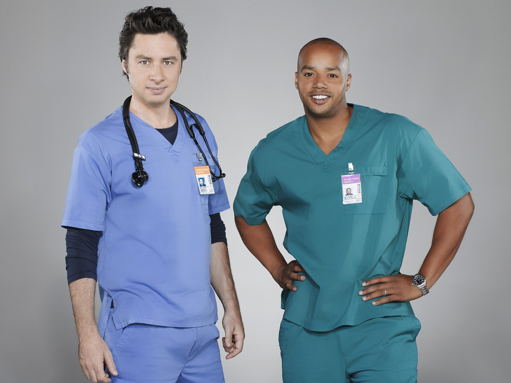 & Turk - Scrubs Cast Jd & Turk - 1024x768 Wallpaper - teahub.io