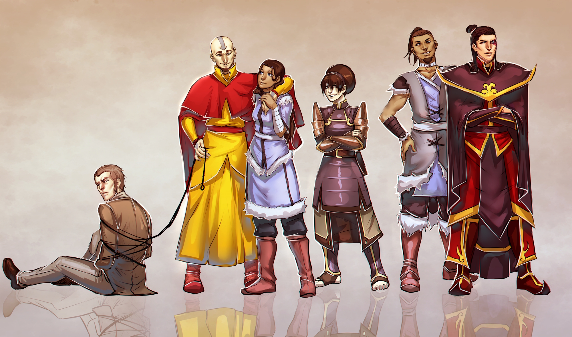 Grown Up Avatar Aang - 2000x1178 Wallpaper - teahub.io