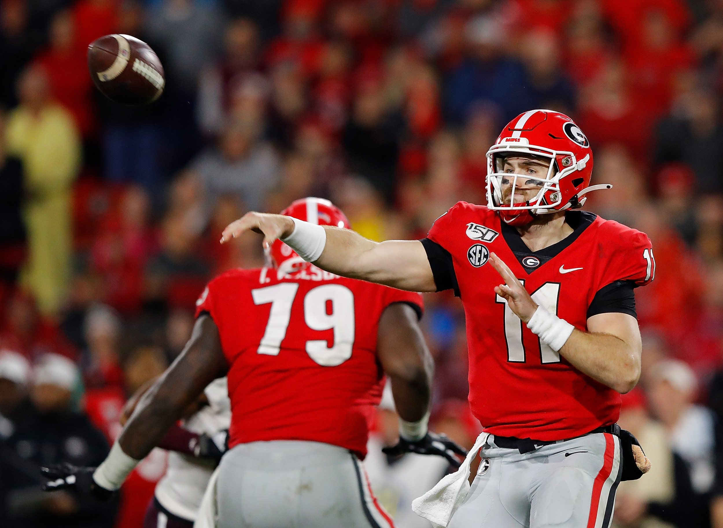 Jake Fromm, Georgia Bulldogs - Sprint Football - 2500x1825 Wallpaper ...