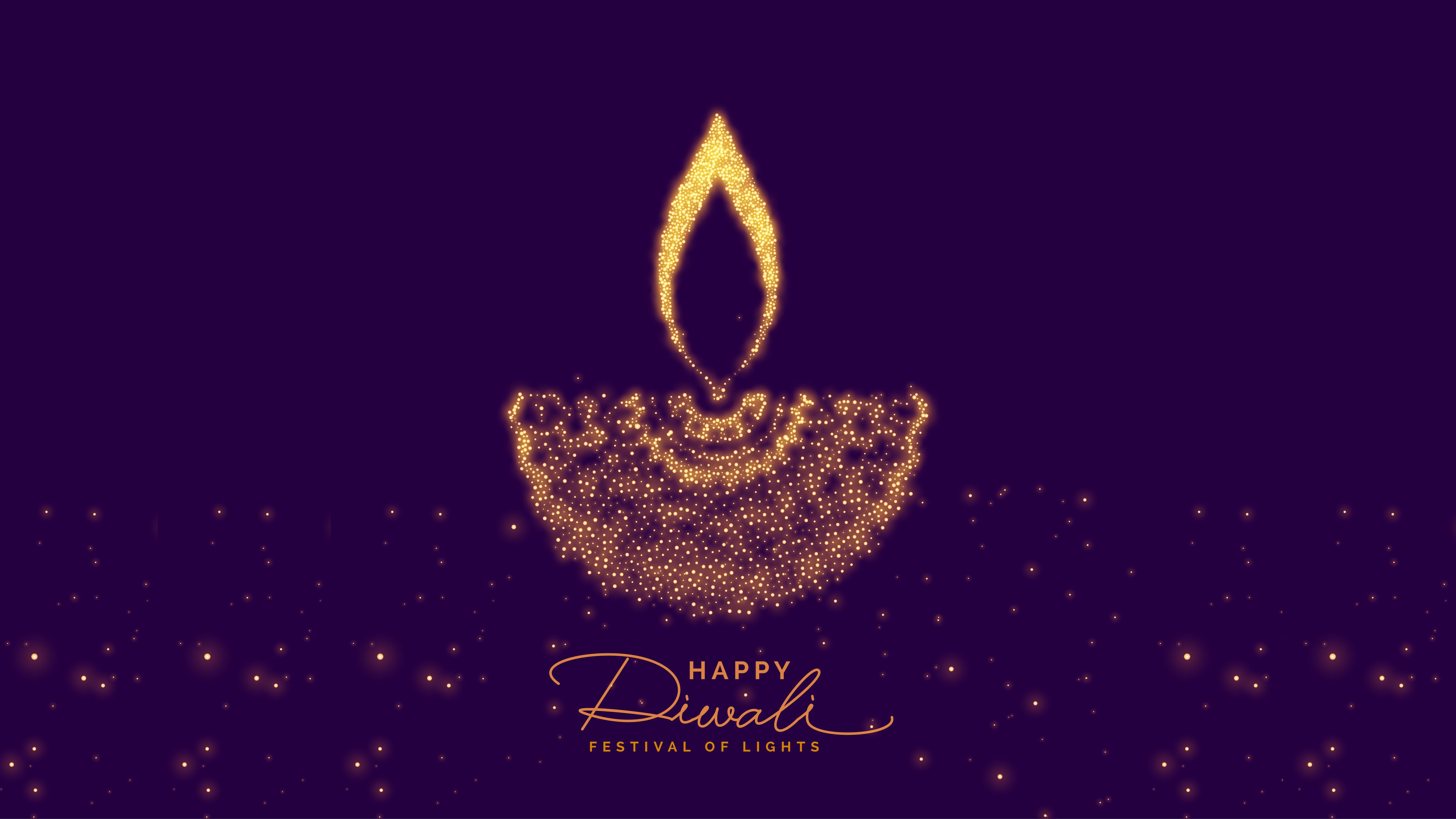 Happy Diwali Festival Of Lights 4k 2018 Background - High Resolution ...