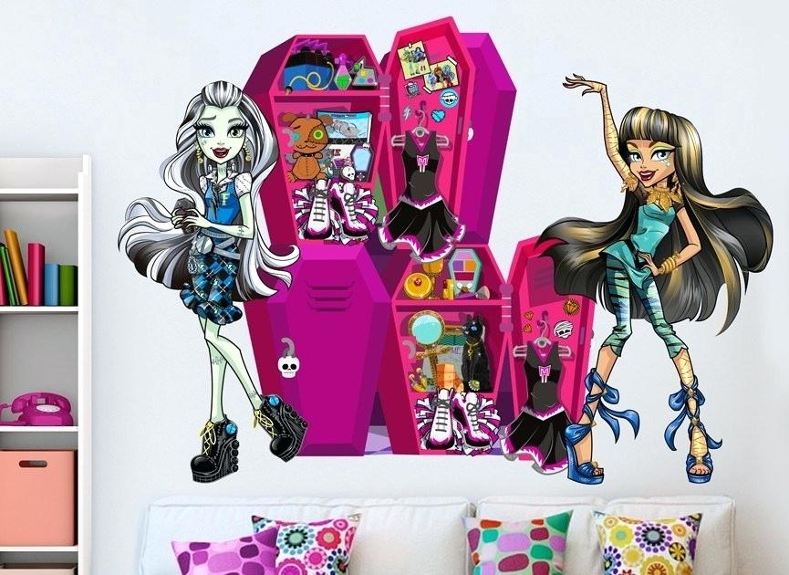 Monster High Wall Decals Kids Room Organization Kids - Cartoon ...