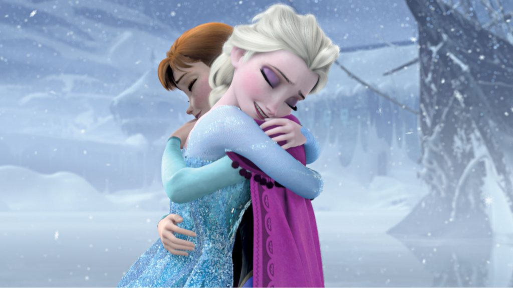 Frozen Movie Couple Hug Hd Wallpaper Pic Hwb15903 - Pelicula Frozen Una ...