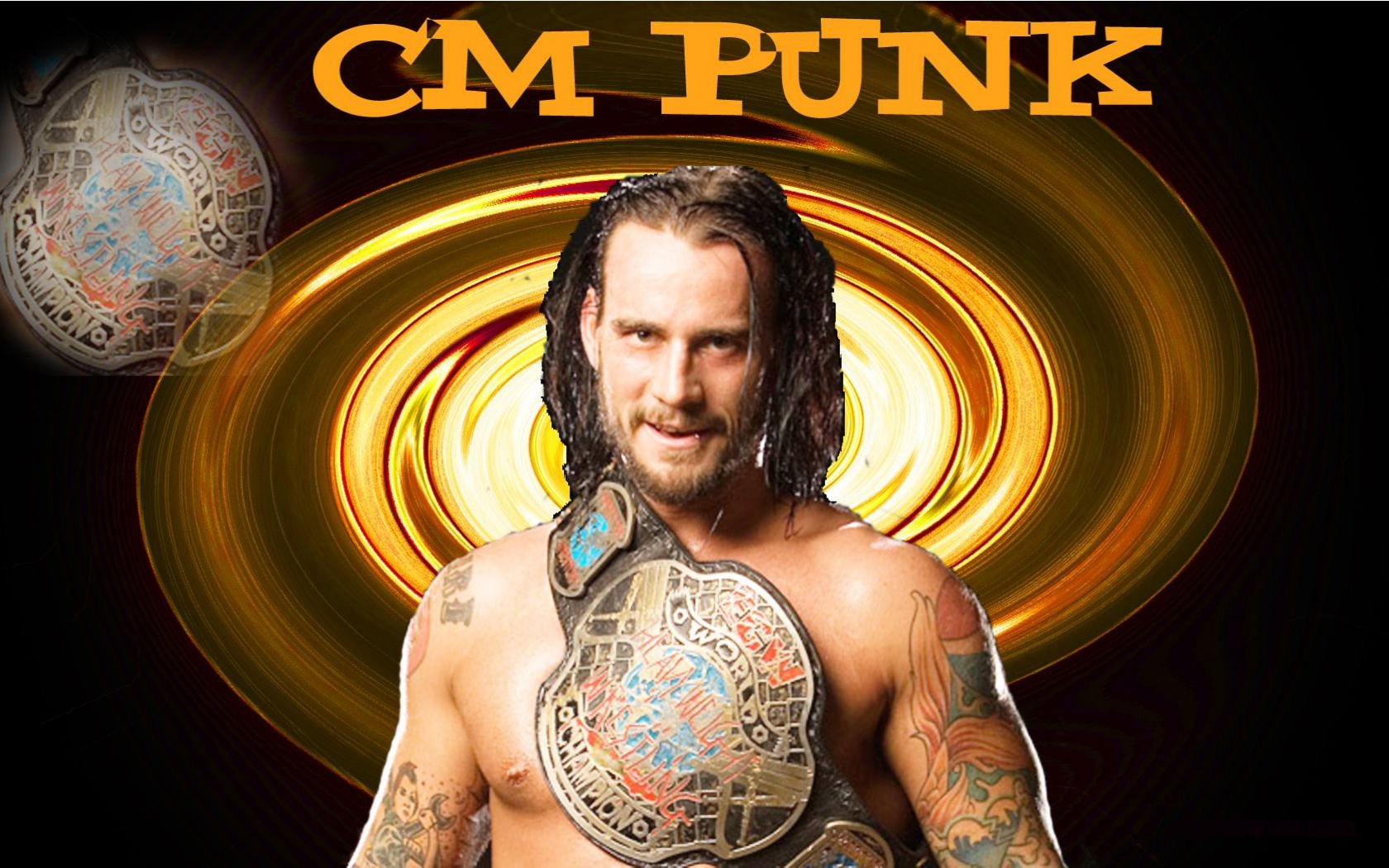 Cm Punk - Poster - 1680x1050 Wallpaper - teahub.io