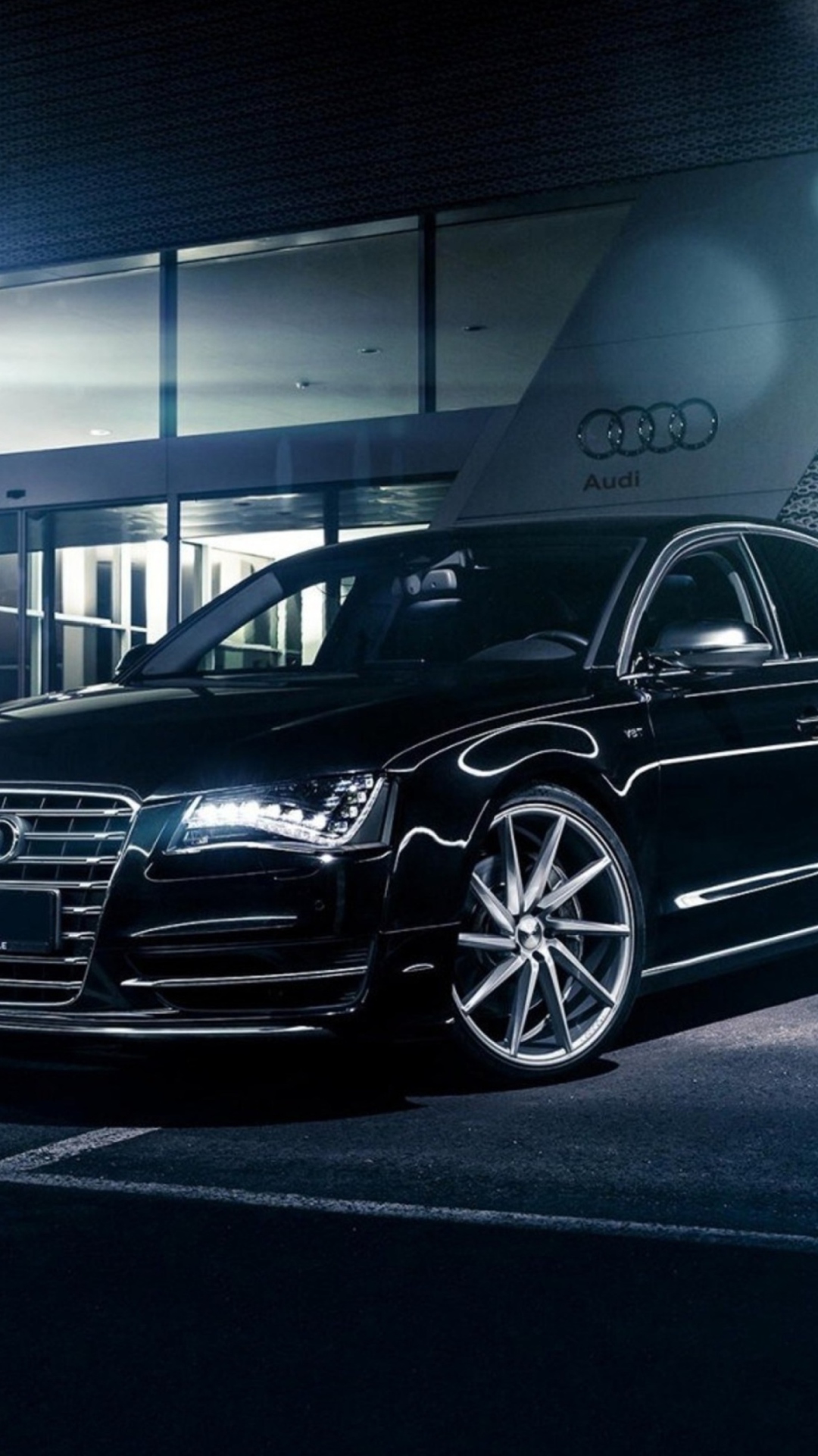 Jet Black Audi Iphone Wallpaper - Audi A8 Wallpaper Hd - 1080x1920 ...