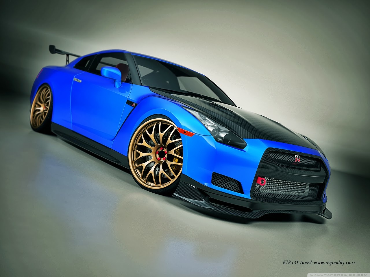 Nissan Skyline Gtr R35 Blue - 1280x960 Wallpaper - teahub.io
