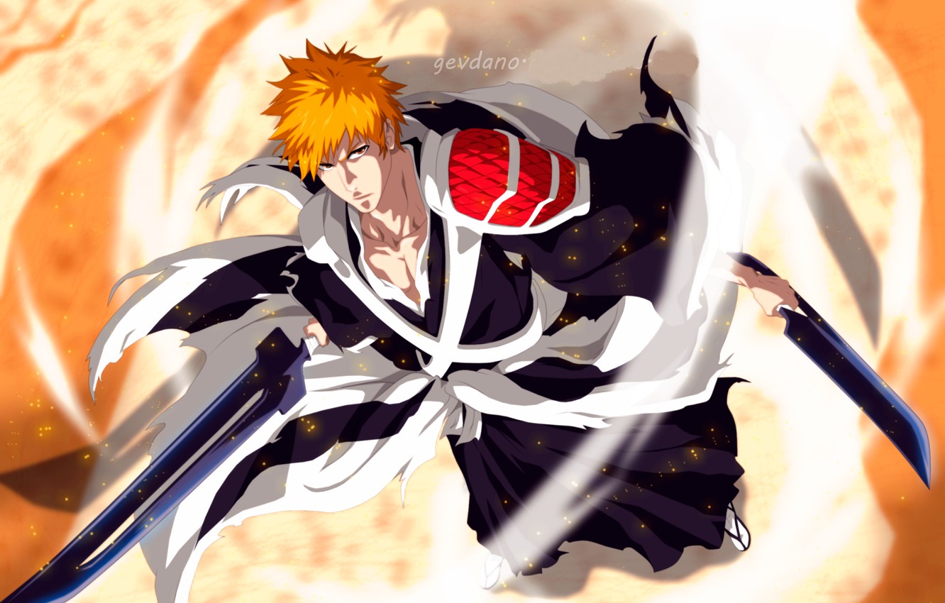 Photo Wallpaper Look, Guy, Bleach, Bleach, Ichigo Kurosaki - Ichigo ... Photo Wallpaper Look, Guy, Bleach, Bleach, Ichigo Kurosaki - Ichigo ...